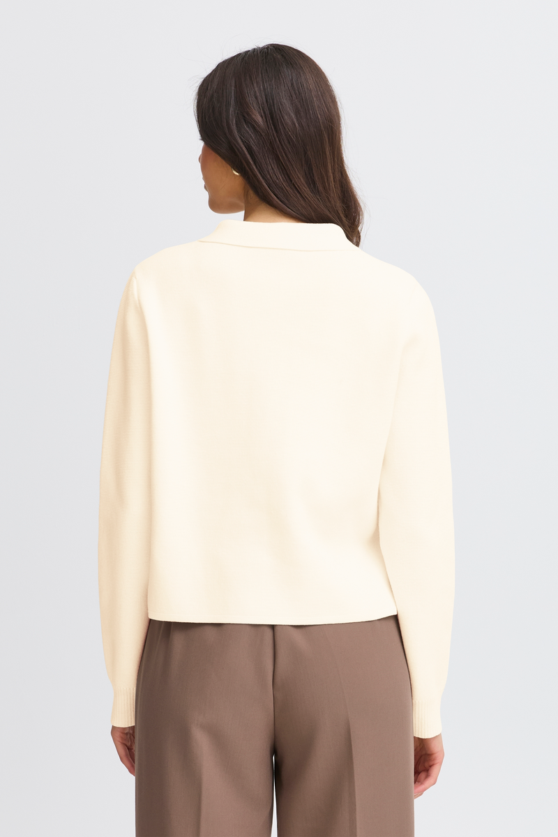 Box Cardigan - White - Fransa – Fifty Seven Boutique
