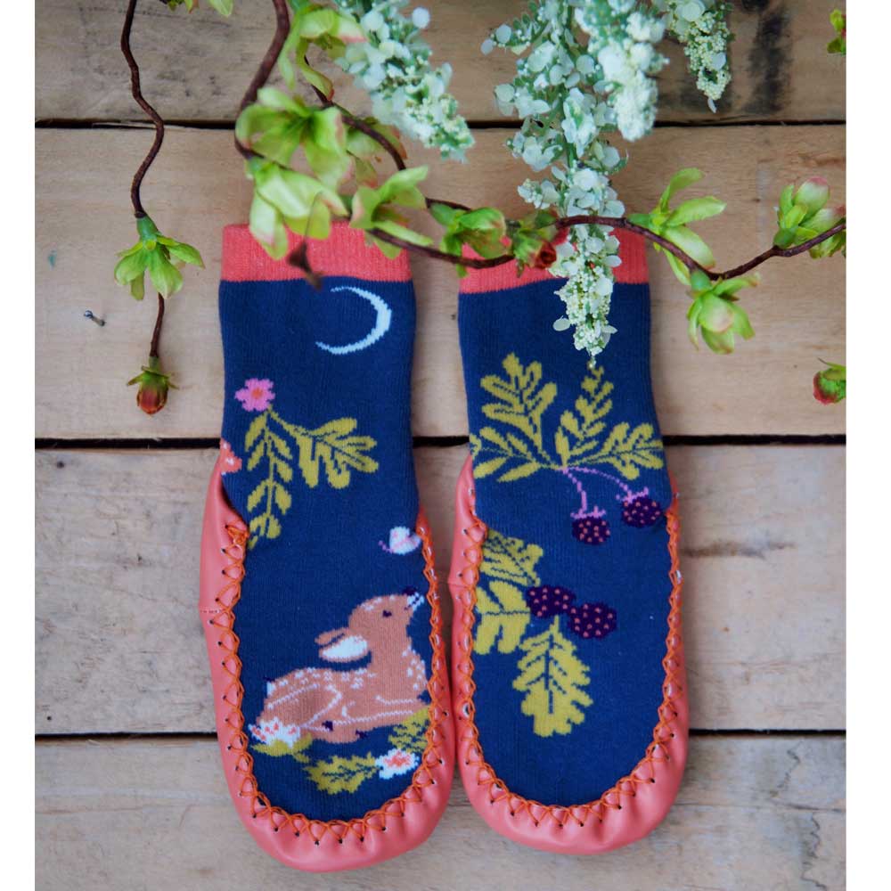 Enchanted Forest Slipper Socks - Powell Craft – Fifty Seven Boutique